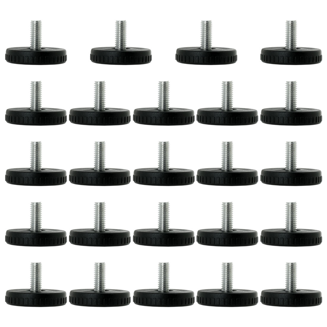 M8 x 18 x 40mm Leveling Feet Adjustable Leveler Protector for Sofa Leg ...