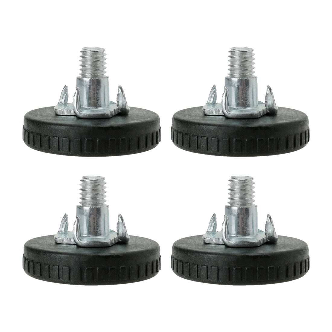 M8 x 18 x 40mm Leveling Feet Floor Protector with T-nuts for Table Sofa ...