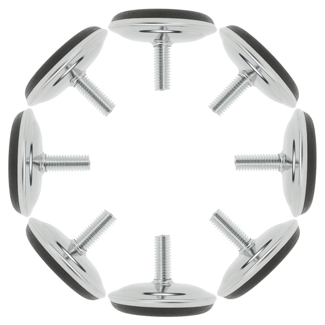 M8 x 20 x 50mm Leveling Feet Adjustable Leveler Pad for Furniture Desk ...