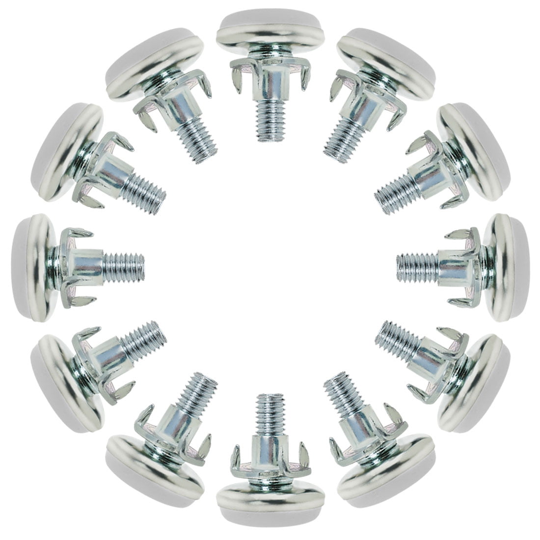 M8 x 25 x 30mm Leveling Feet Adjustable Leveler for Machine Cabinet Leg ...