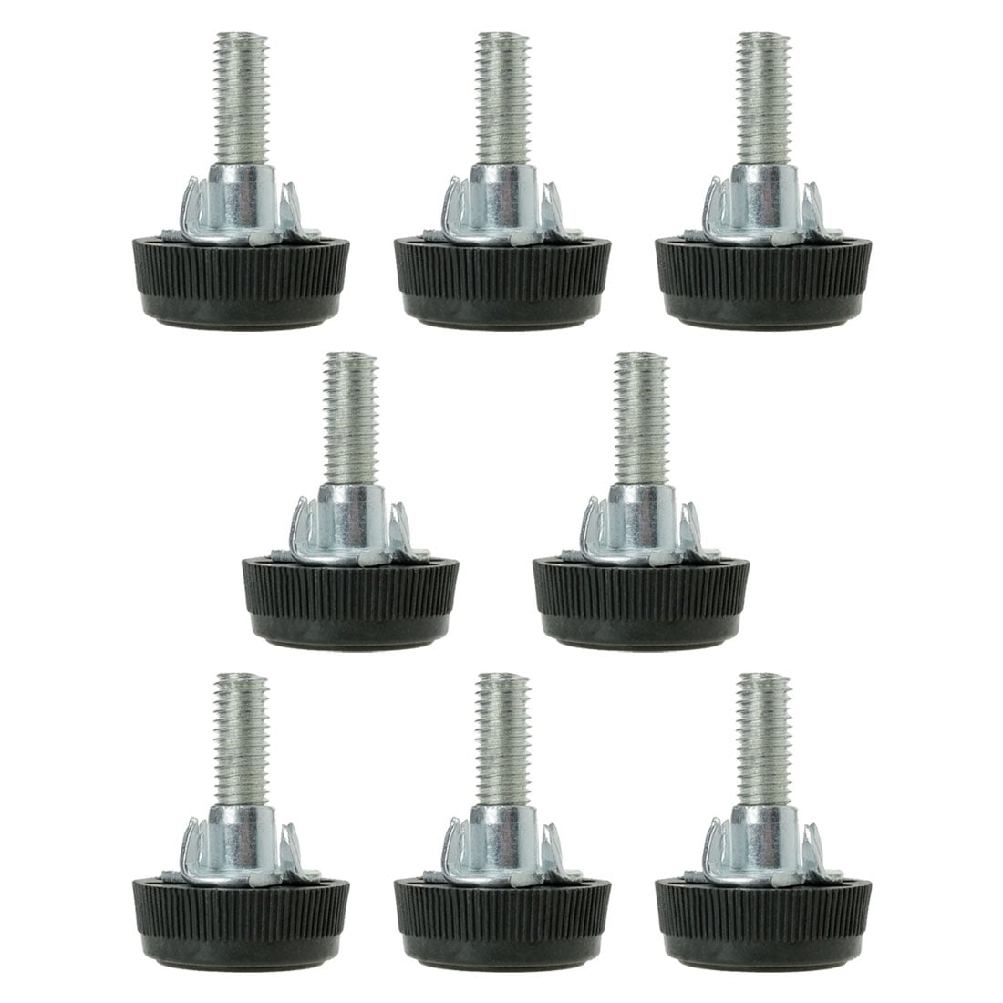 M8 x 28 x 30mm Leveling Feet Adjuster Pad with T-nuts for House Table ...