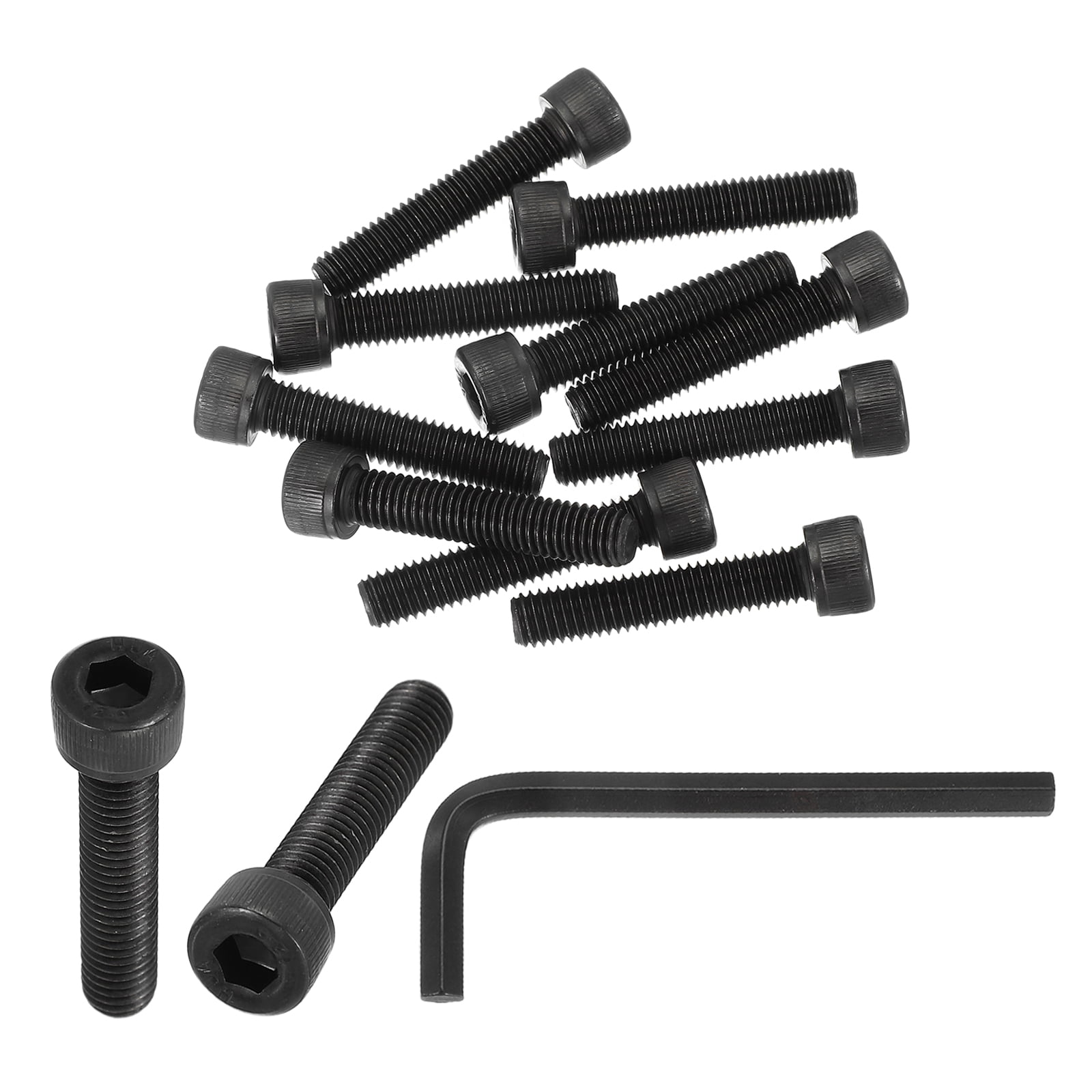 M8 x 40mm Hex Socket Head Screws Cap Bolt, 10 Pack 12.9 Grade Carbon ...