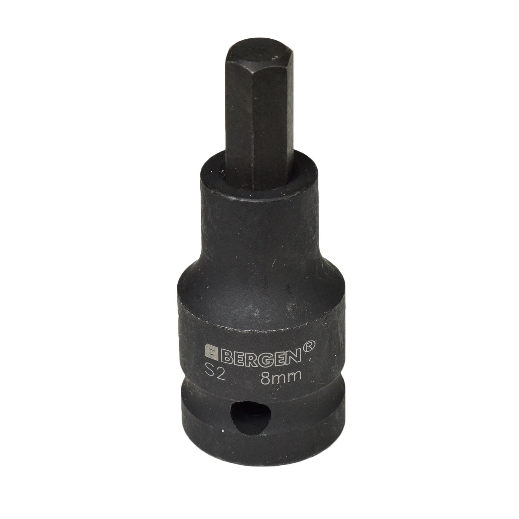 M8 x 55mm 1/2" Drive Short Impact Impacted Allen Hex Key Socket ...
