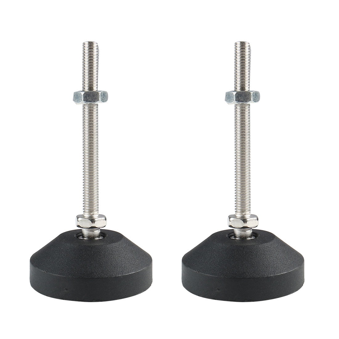 M8 x 80 x 60mm Machine Leveling Feet Adjustable Leveler Leg Anti-slip ...