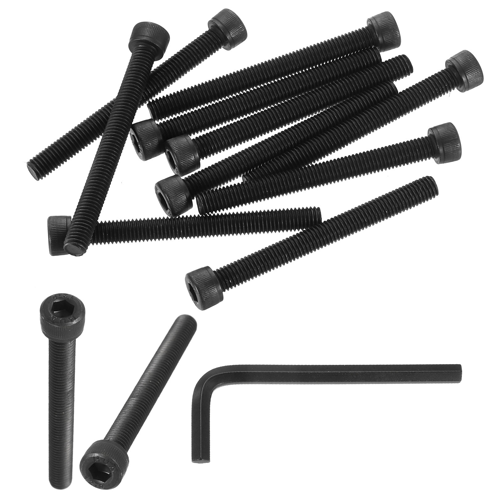 M8 x 80mm Hex Socket Head Screws Cap Bolt, 10 Pack 12.9 Grade Carbon ...