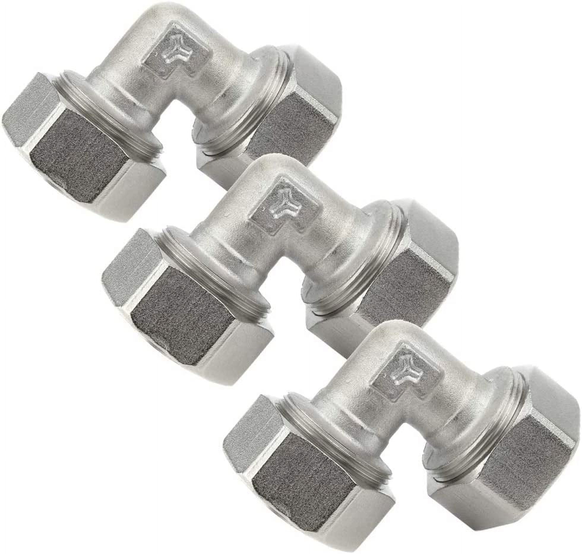 M8067 Elbow Fitting for 3/4-Inch Tubing (3 Pack) - Walmart.com