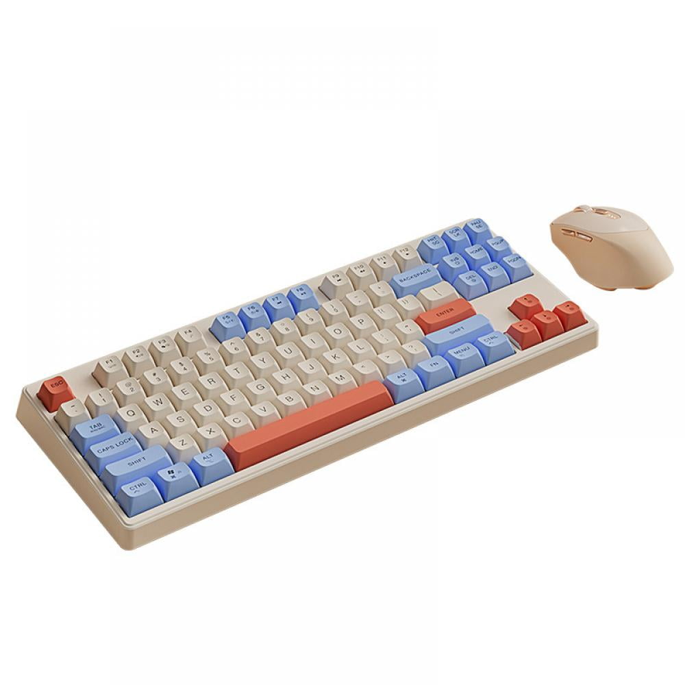 M87 dual-mode bluetooth wireless keyboard mouse suit charging mobile ...