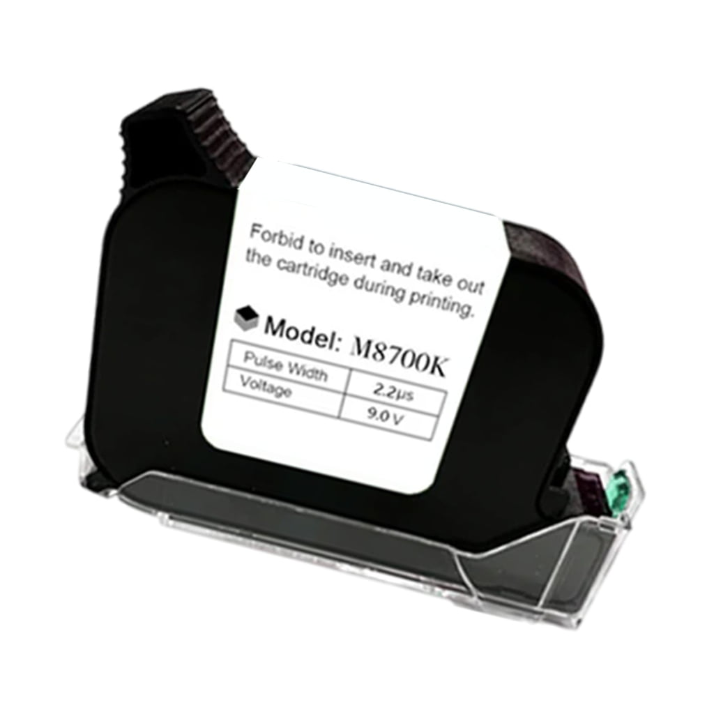 M8700K Quick Dry Inkjet Cartridge for Handheld Inkjet Printer, Works on ...