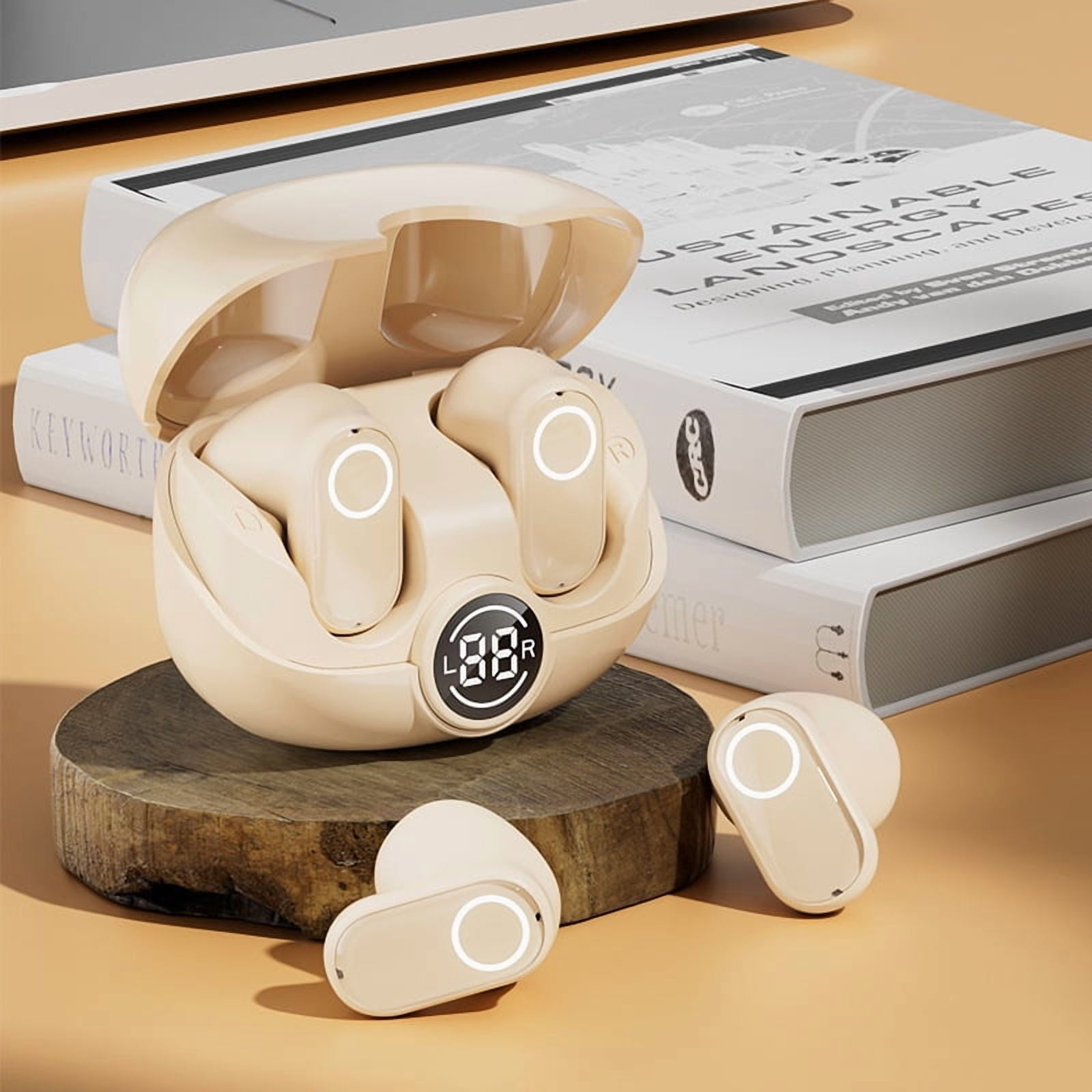 M89 Bluetooth Headset - Short Handle, In-ear, High Sound Quality, Bone Conduction, Noise ...