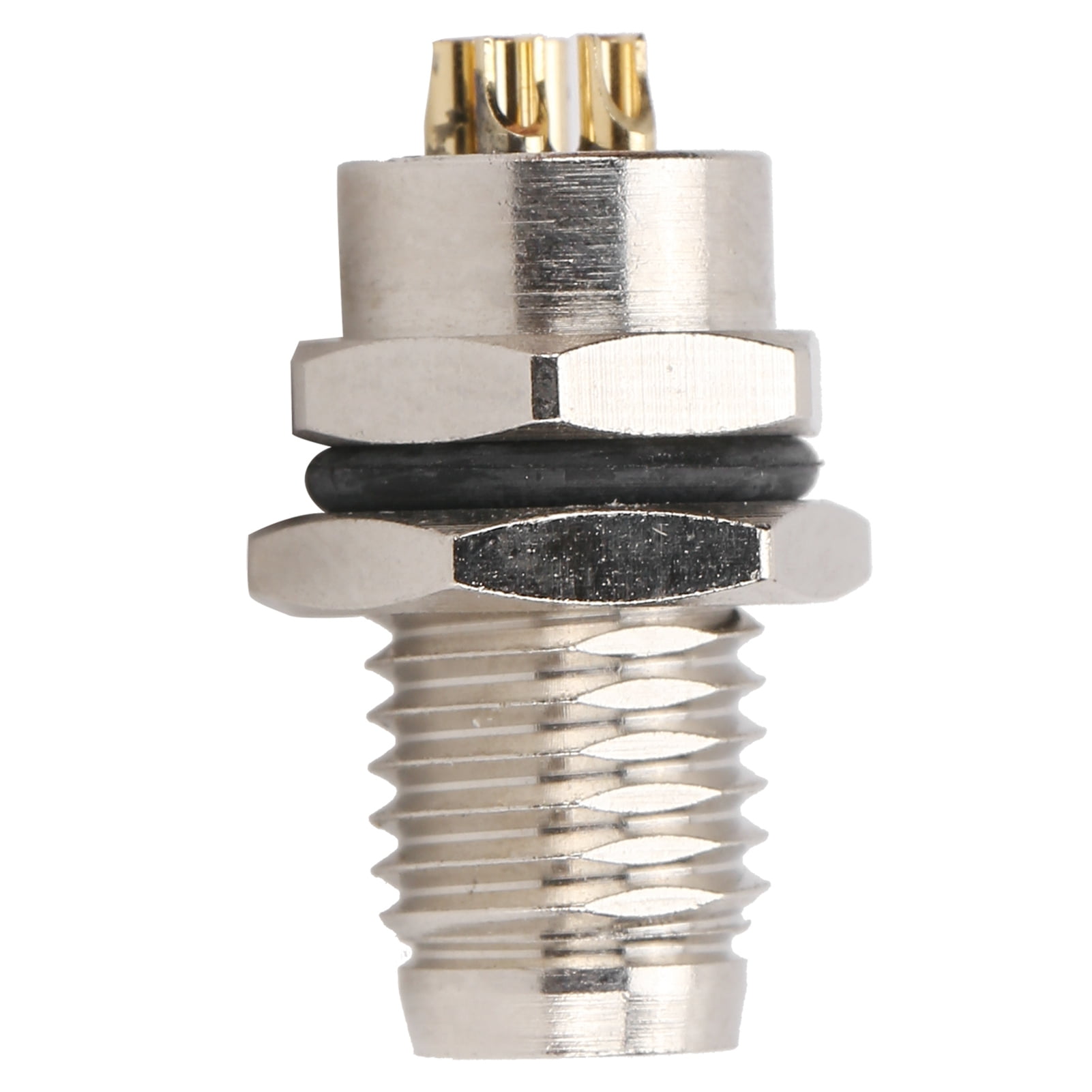 M8FP4 Needle Socket 4Pin M8 Connector IP67 Back Board Mounted Epoxy ...