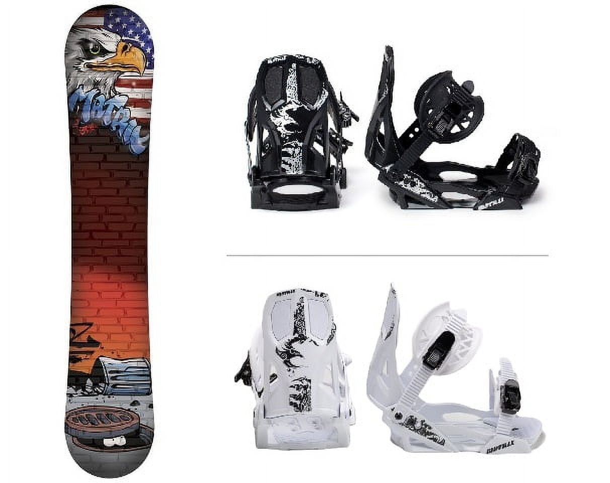 M8trix Adult Graffiti All-Mountain Freestyle Riding Snowboard with ...