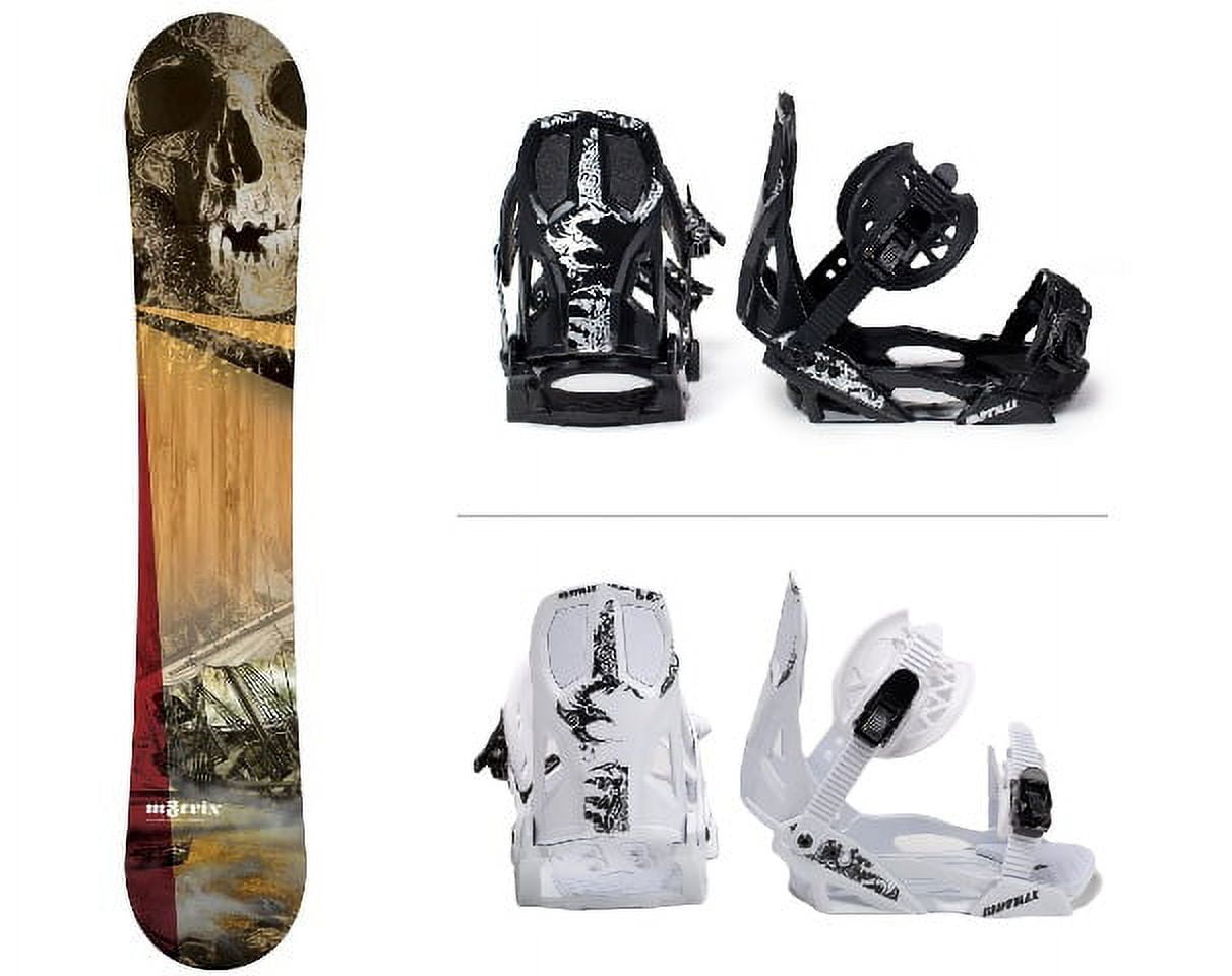 M8trix Adult Mutiny All-Mountain Freestyle Riding Snowboard with M8trix ...