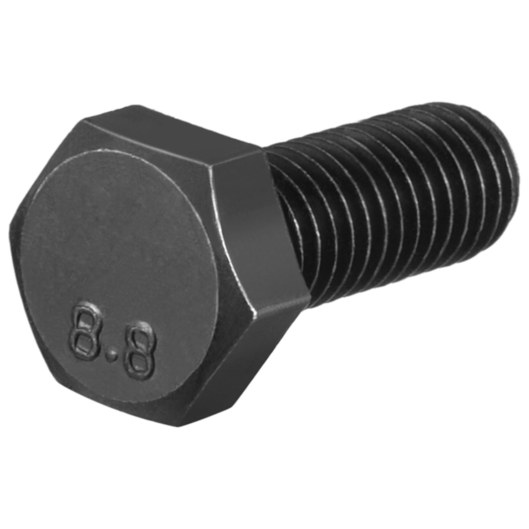 M8x20mm Hex Bolts Grade 8.8 Carbon Steel Black 10 Pack - Walmart.com
