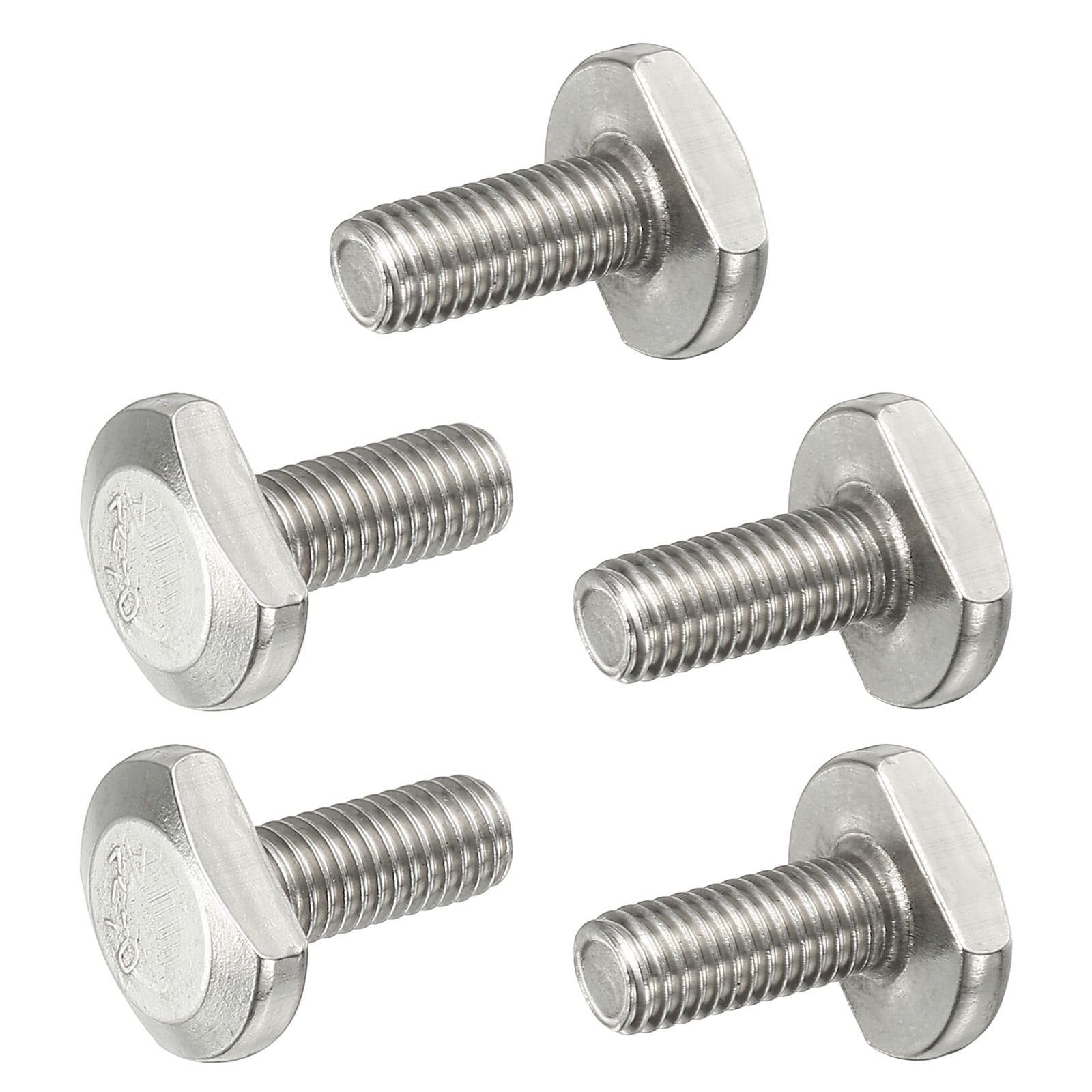 M8x20mm T Slot Bolts 304 Stainless Steel Drop-in Bolt T Shape Stud ...