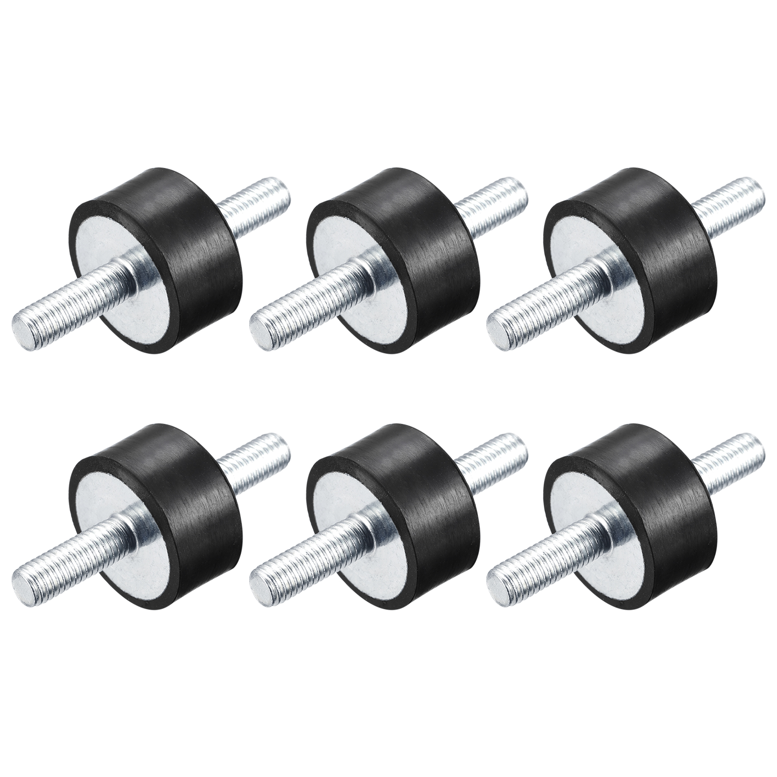 M8x23mm Rubber Mounts, 6 Pack Anti Isolator Studs Shock Absorber Male ...