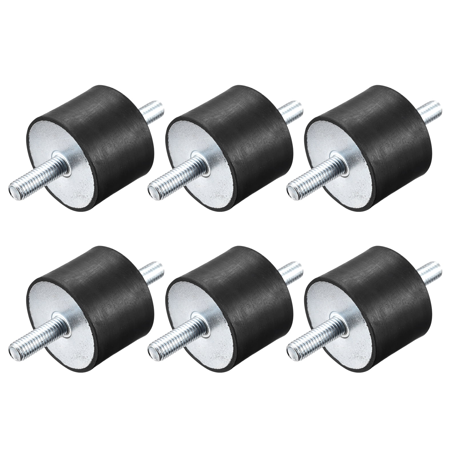 M8x23mm Rubber Mounts, 6 Pack Anti Isolator Studs Shock Absorber Male ...