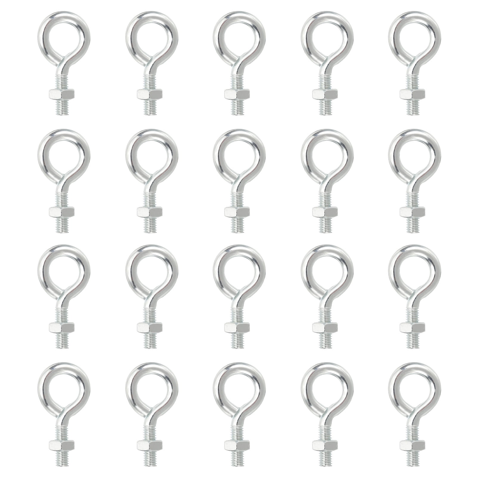 Uxcell Eye Bolts with Nuts, Shoulder Swing Lifting Eye Bolt Carbon ...
