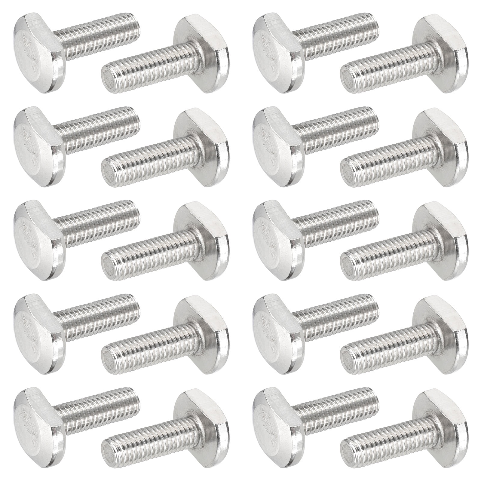 M8x25mm T Slot Bolts 304 Stainless Steel Drop-in Bolt T Shape Stud ...