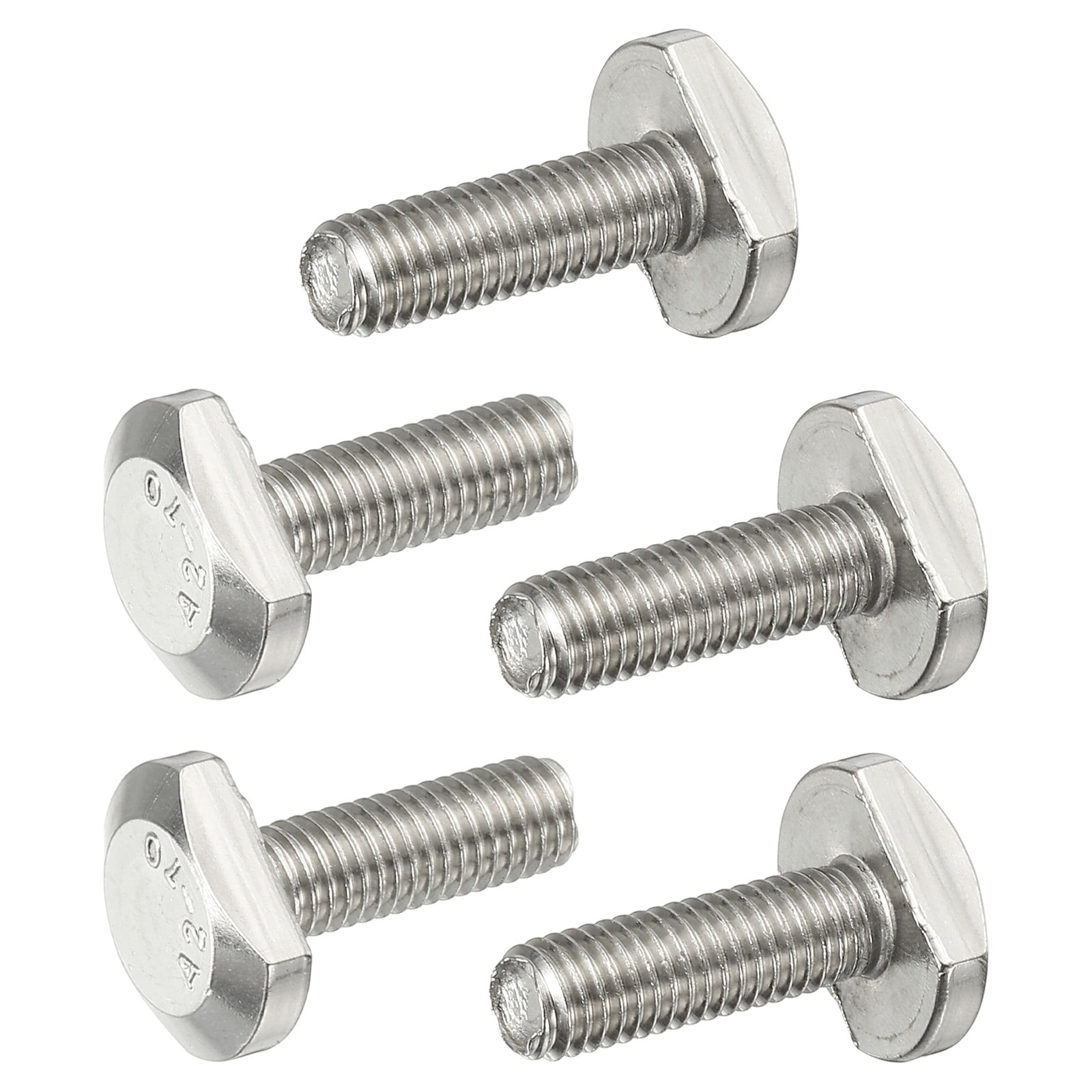 M8x25mm T Slot Bolts 304 Stainless Steel Drop-in Bolt T Shape Stud ...