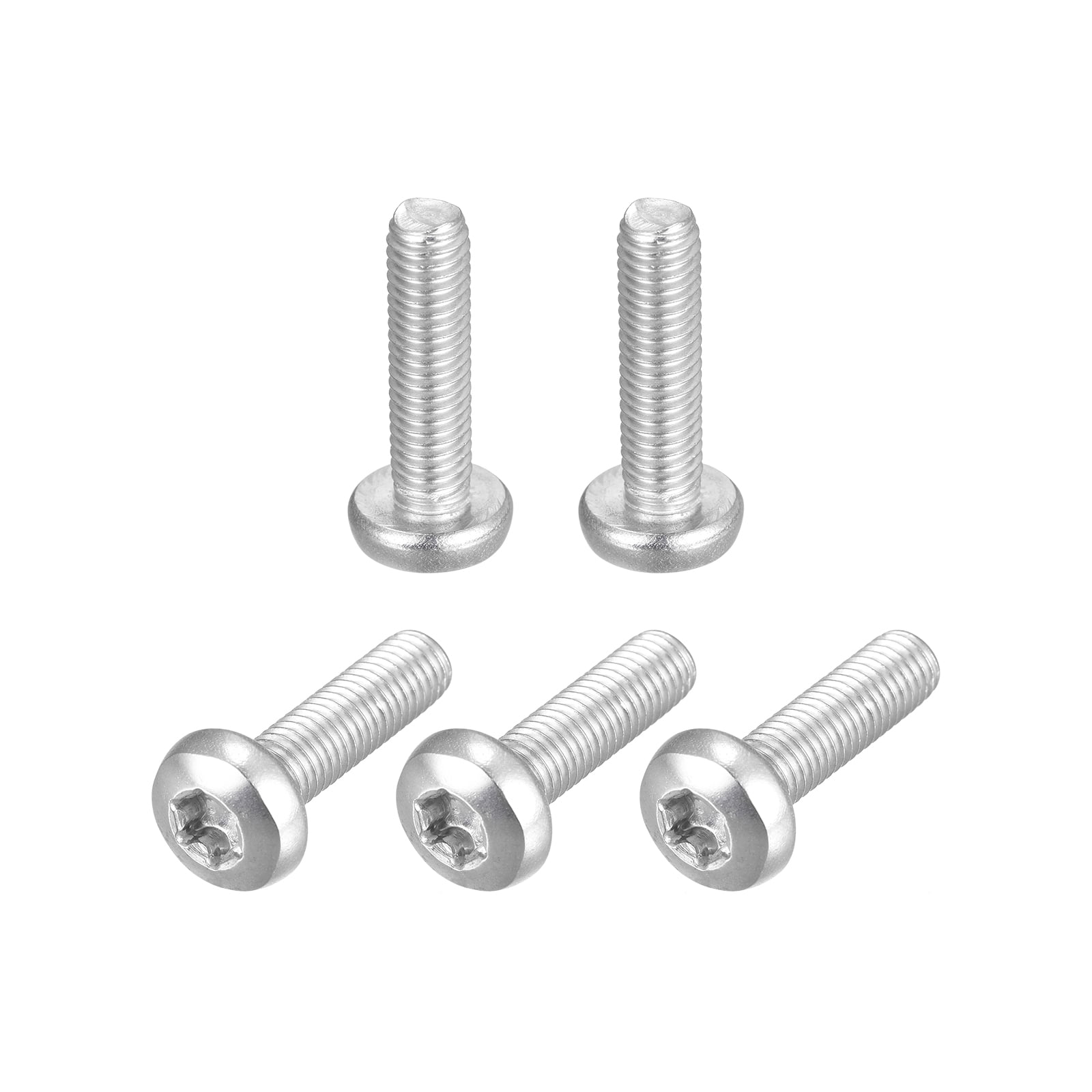 M8x30mm Torx Security Machine Screws, 5 Pack 316 Stainless Steel Pan ...