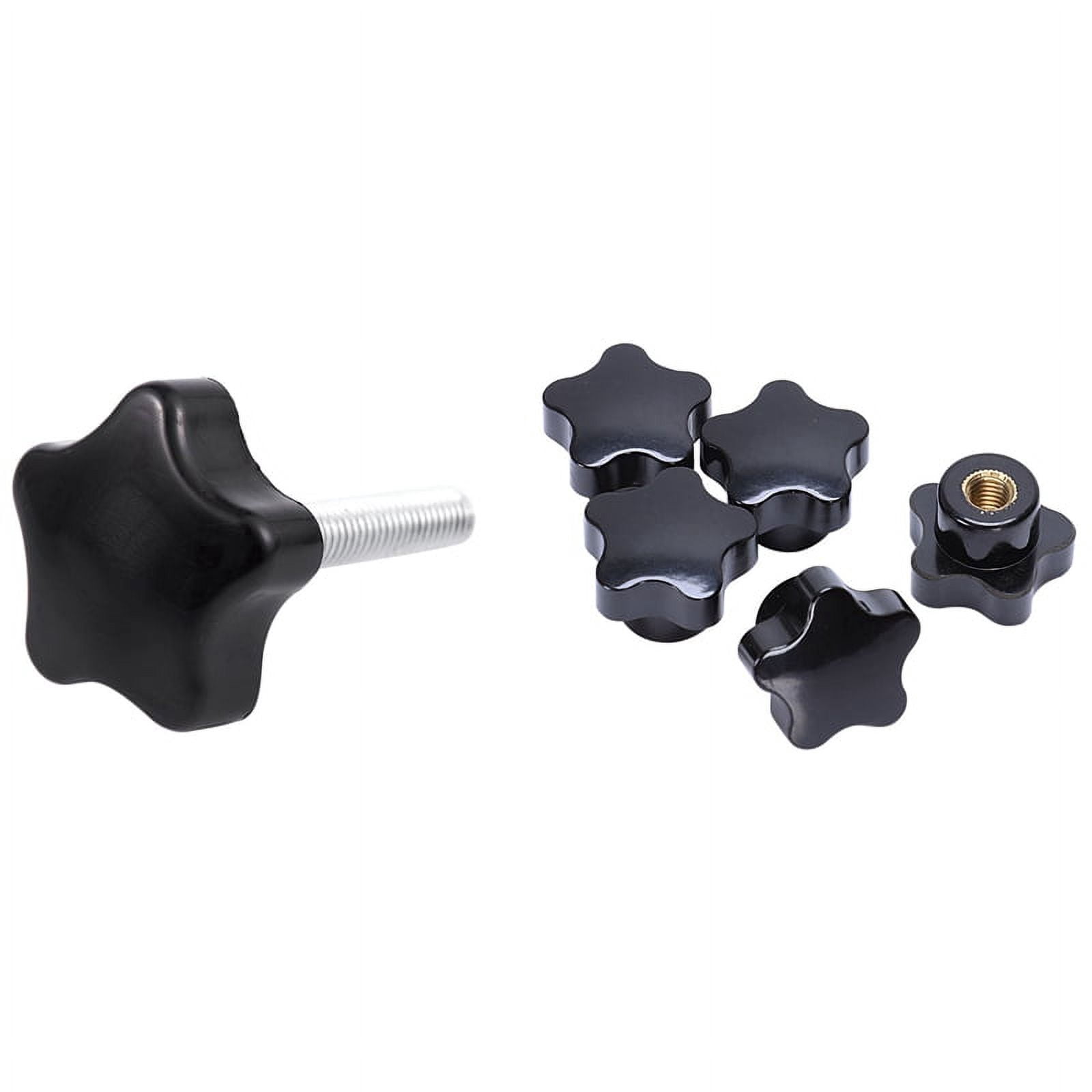 M8x40mm Screws Star Wing Screw Clamp Knob with 5Pcs M8 Female Thread ...