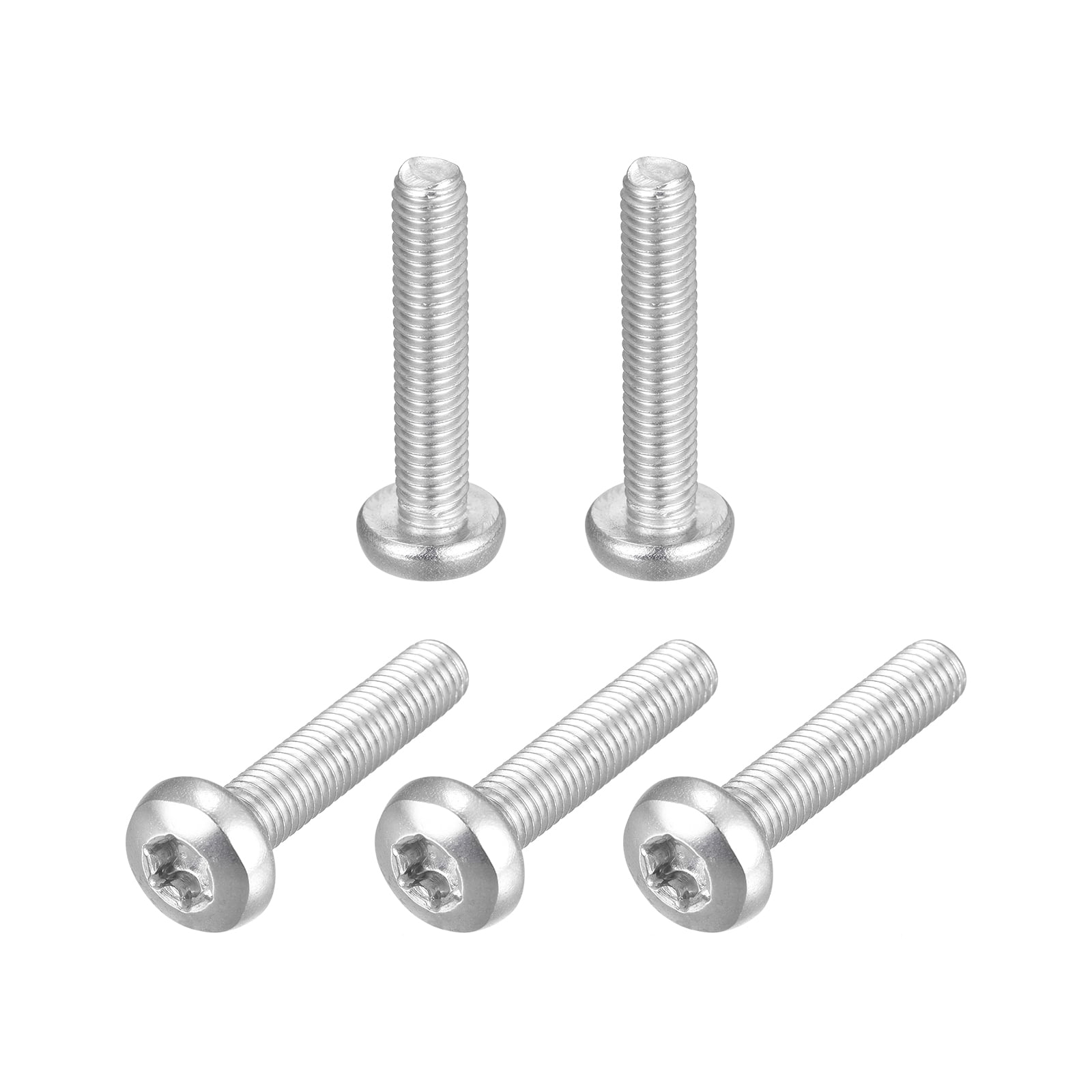 M8x40mm Torx Security Machine Screws, 5 Pack 316 Stainless Steel Pan ...