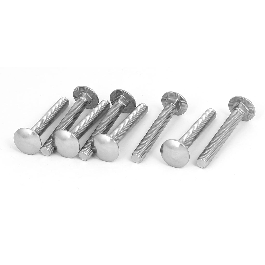 M8x60mm 304 Stainless Steel Round Cap Square Neck Trailer Carriage ...