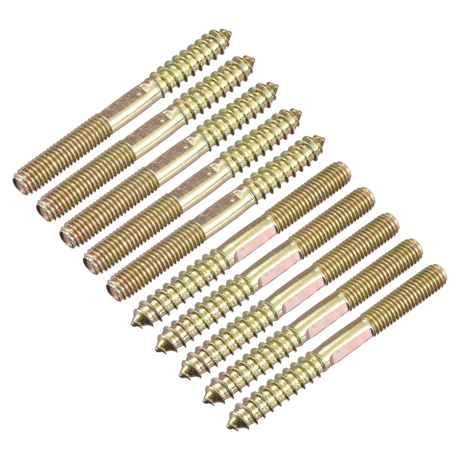M8x75mm Hanger Bolts, 24 Pack Double Head Thread Dowel Screws - Walmart.com