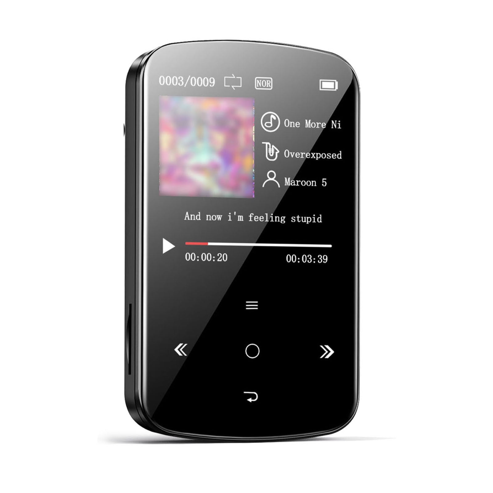 M9 MP3 Music Player 1.5-inch OLED Screen with FM Radio Recording ...