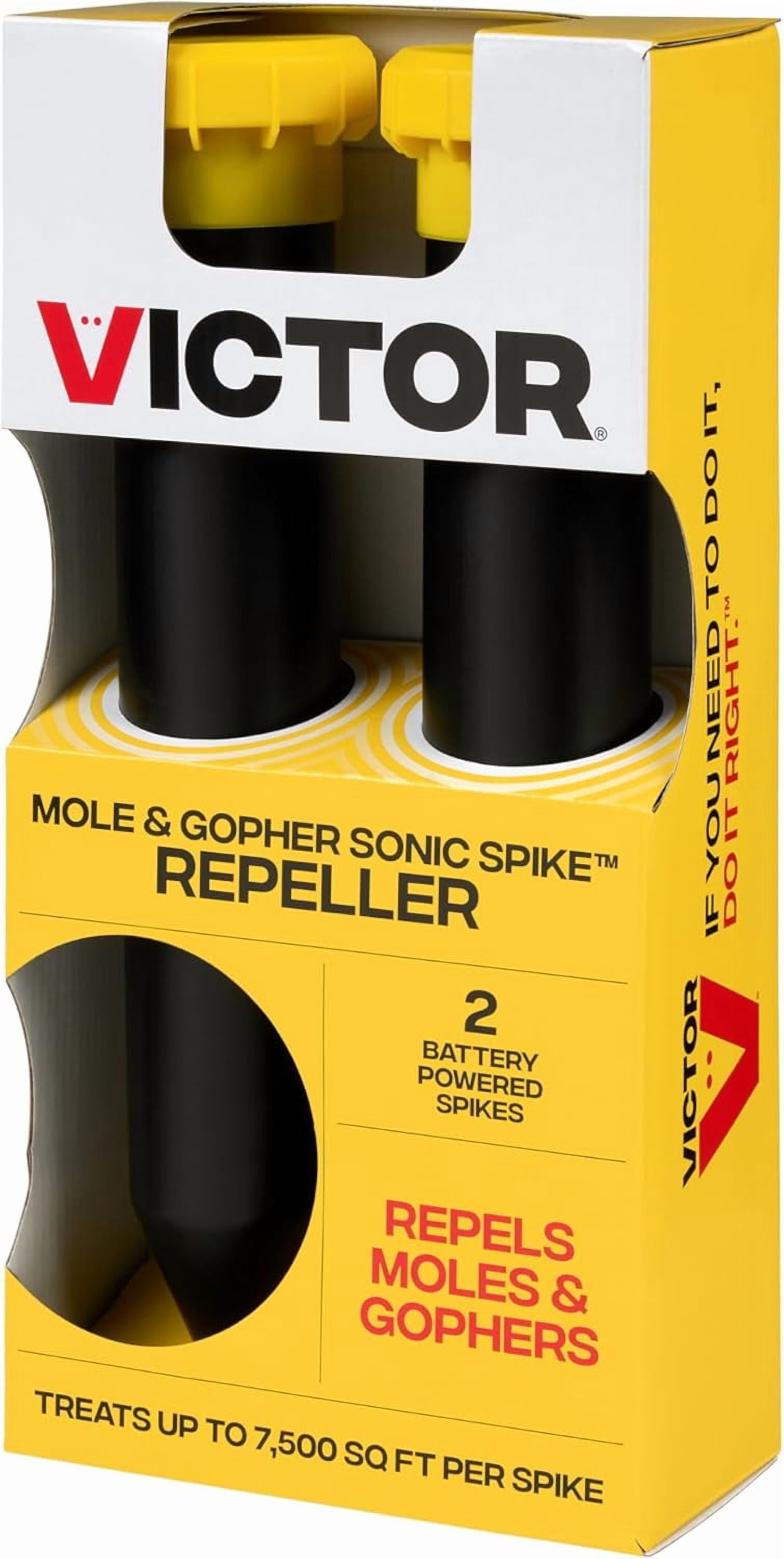 M9012 Mole and Gopher Chemical Free Sonic Spike - Outdoor Mole and ...