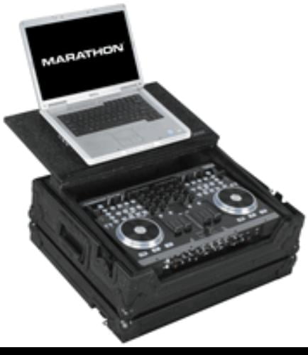 MA-VMS4LTBLK Flight Road Case Black Series To Hold 1 X American Audio ...