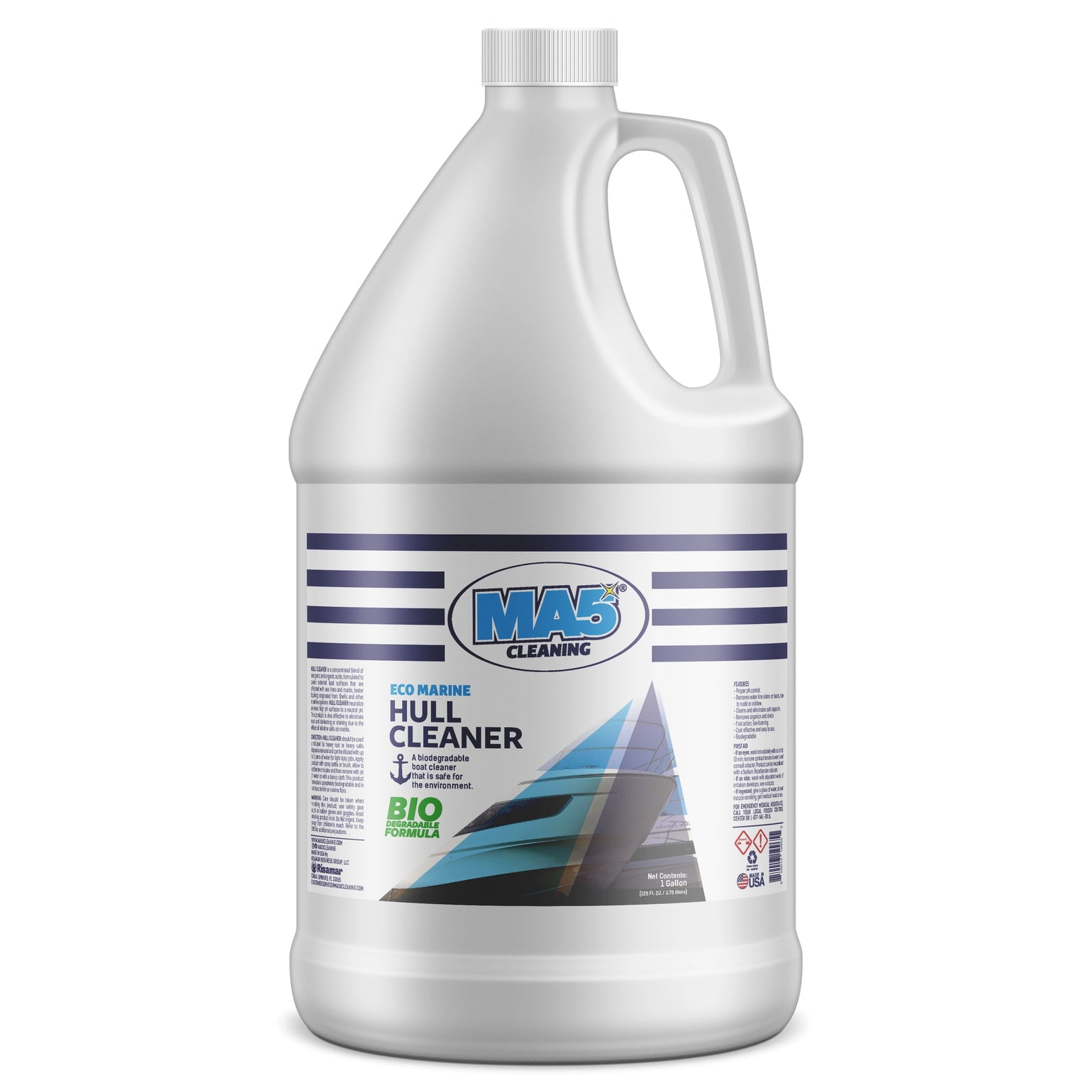 MA5x Eco-Marine Boat Hull Cleaner | Stain and Rust Remover & Prevention ...