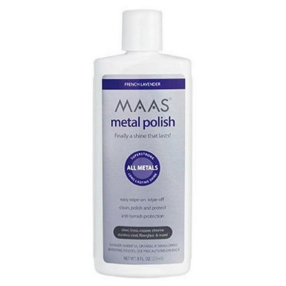 MAAS Polish Metal Polish, 8-Ounce - Clean, Shine and Protect Against ...