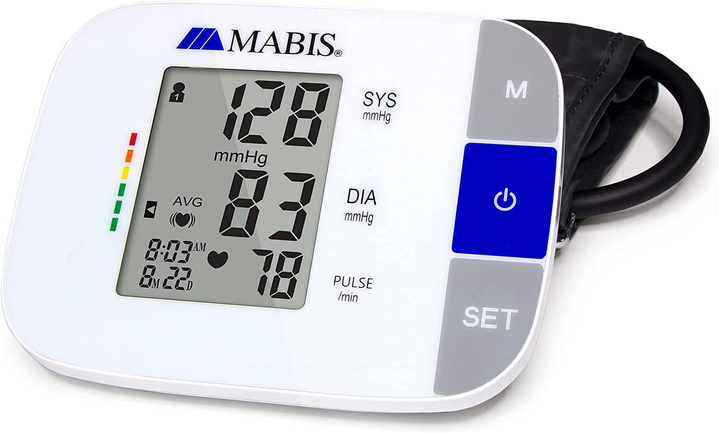 MABIS Universal Talking Blood Pressure Monitor, Upper Arm, Irregular ...