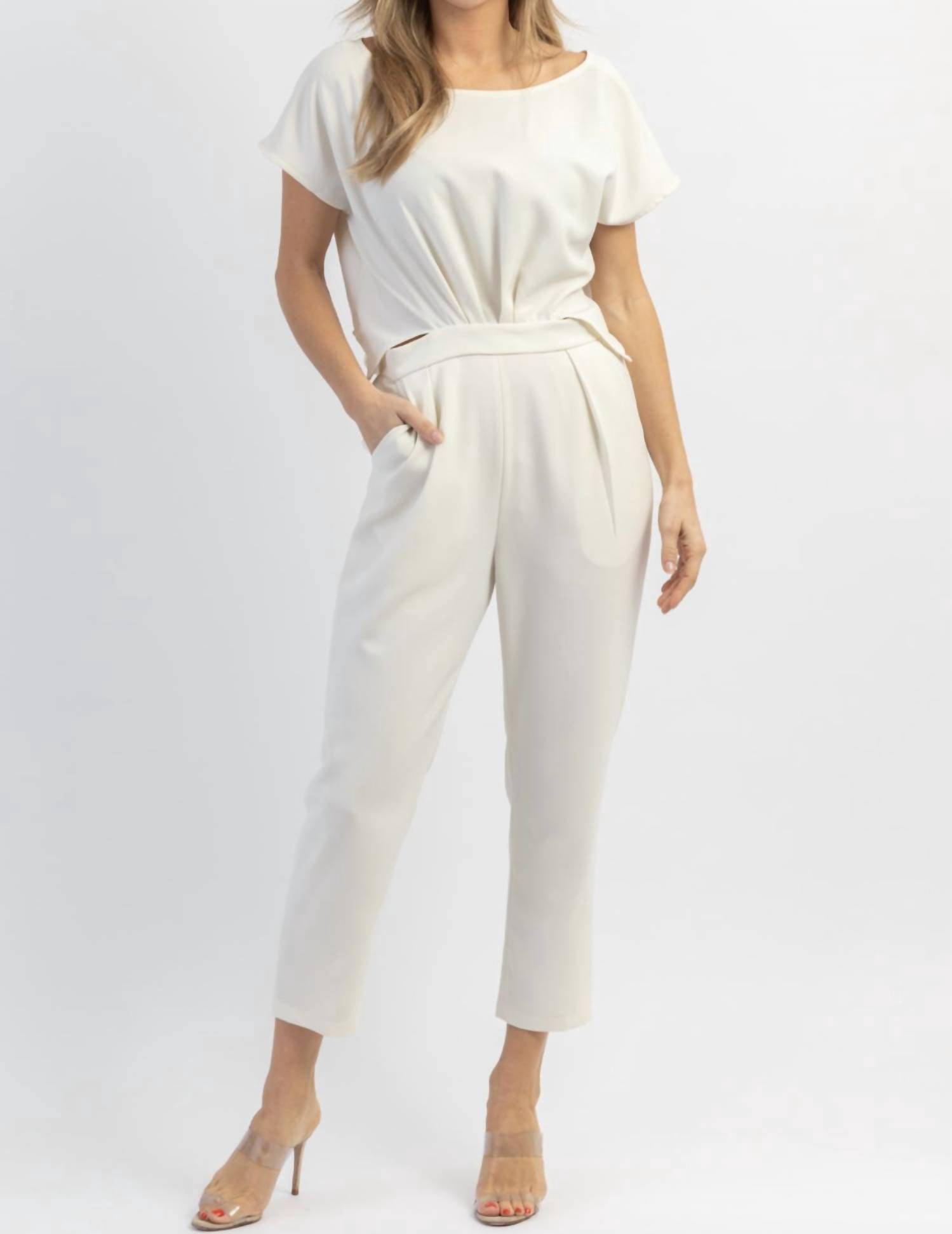 Mable Top + Bottom Joint Jumpsuit - Walmart.com