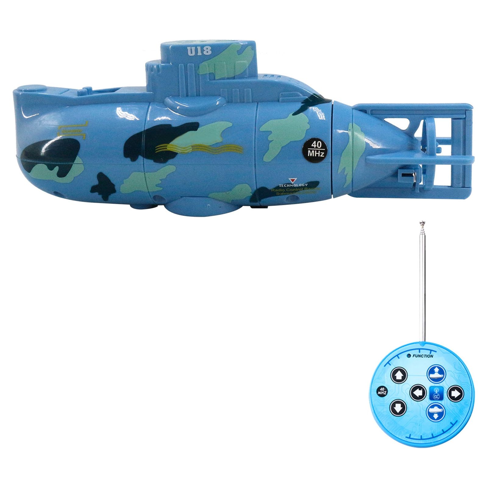MABOTO Mini RC Submarine Remote Control Boat Waterproof Diving Toy Gift ...