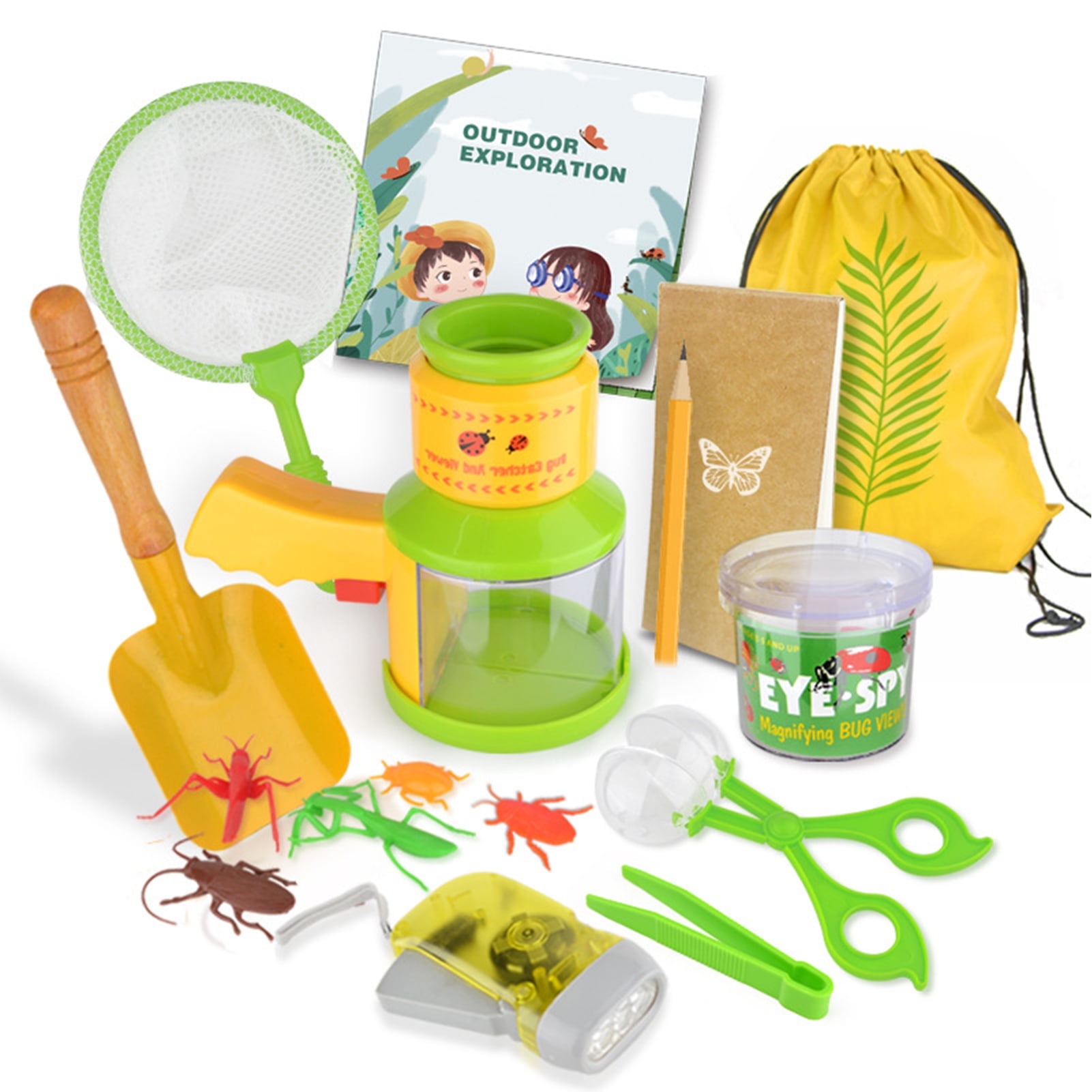 MABOTO Kids Nature Exploration Kit - Bug Catcher, Tweezers, Box, Light ...