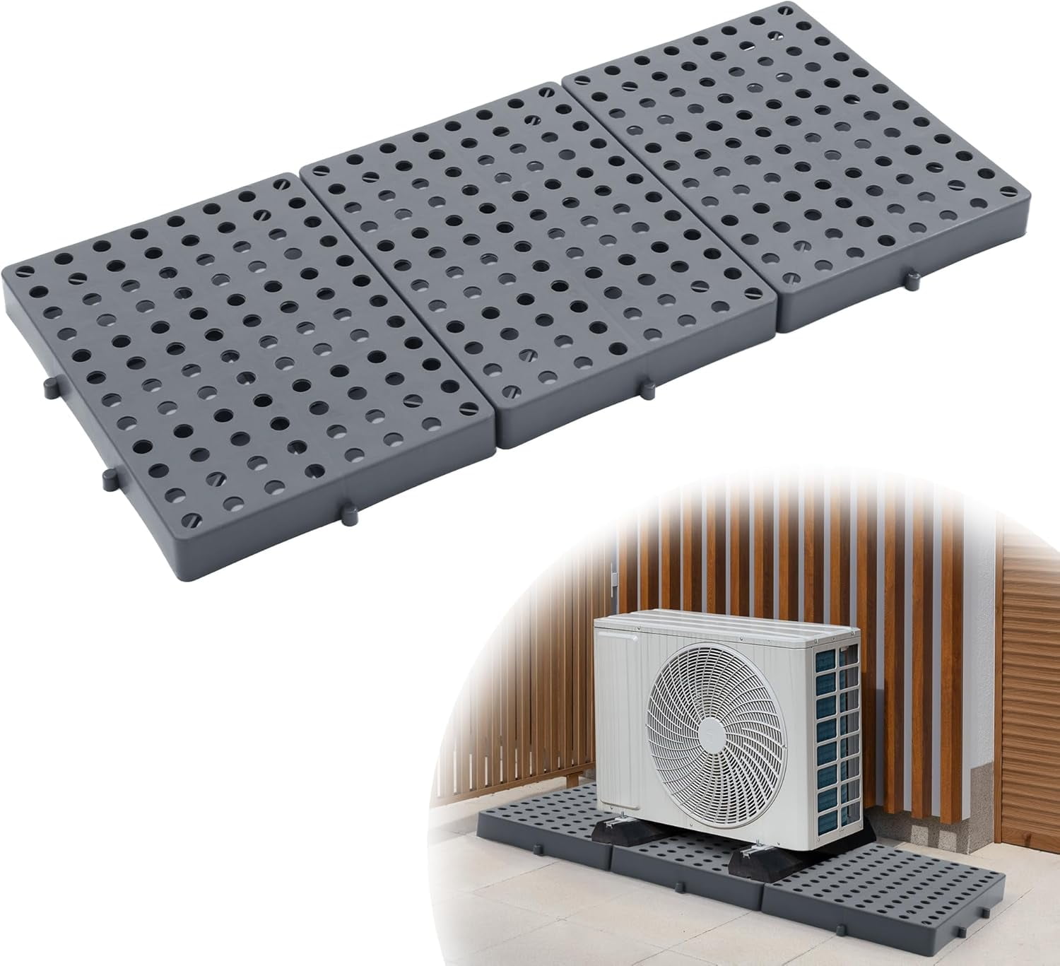 MABOZOO 3-Piece Spliced Mini Condenser Pad, 35.4 * 15.8 * 2 inch Mini ...