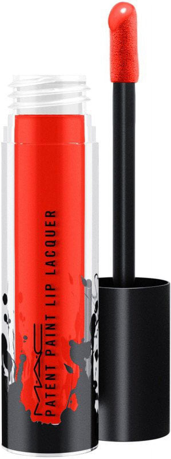 MAC COSMETICS/PATENT PAINT LIP LACQUER (590 RED ENAMEL) 0.1 OZ (3 ML ...