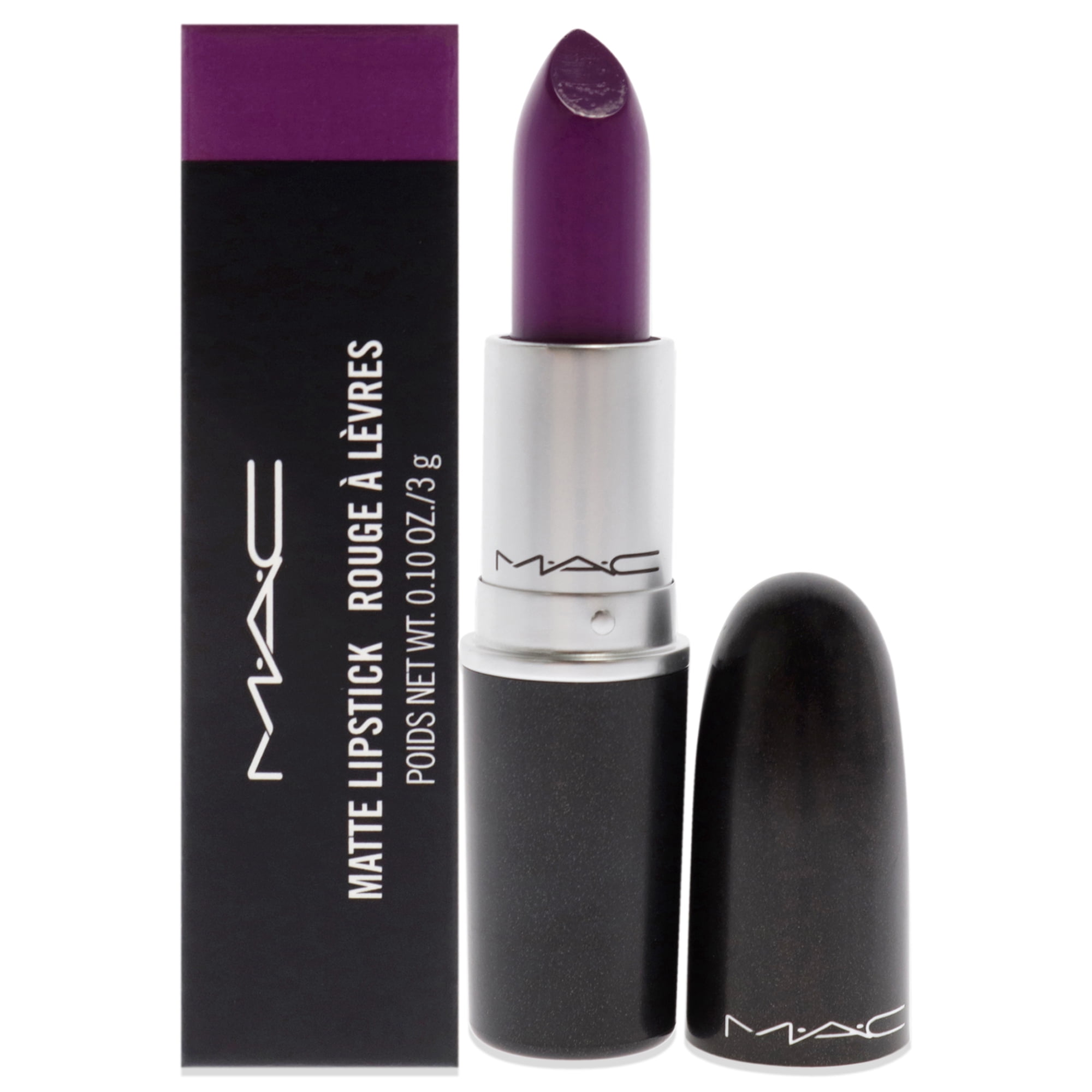 MAC Iconic Matte Lipstick - Heroine 604, 0.1 oz, Full-Coverage, Long ...