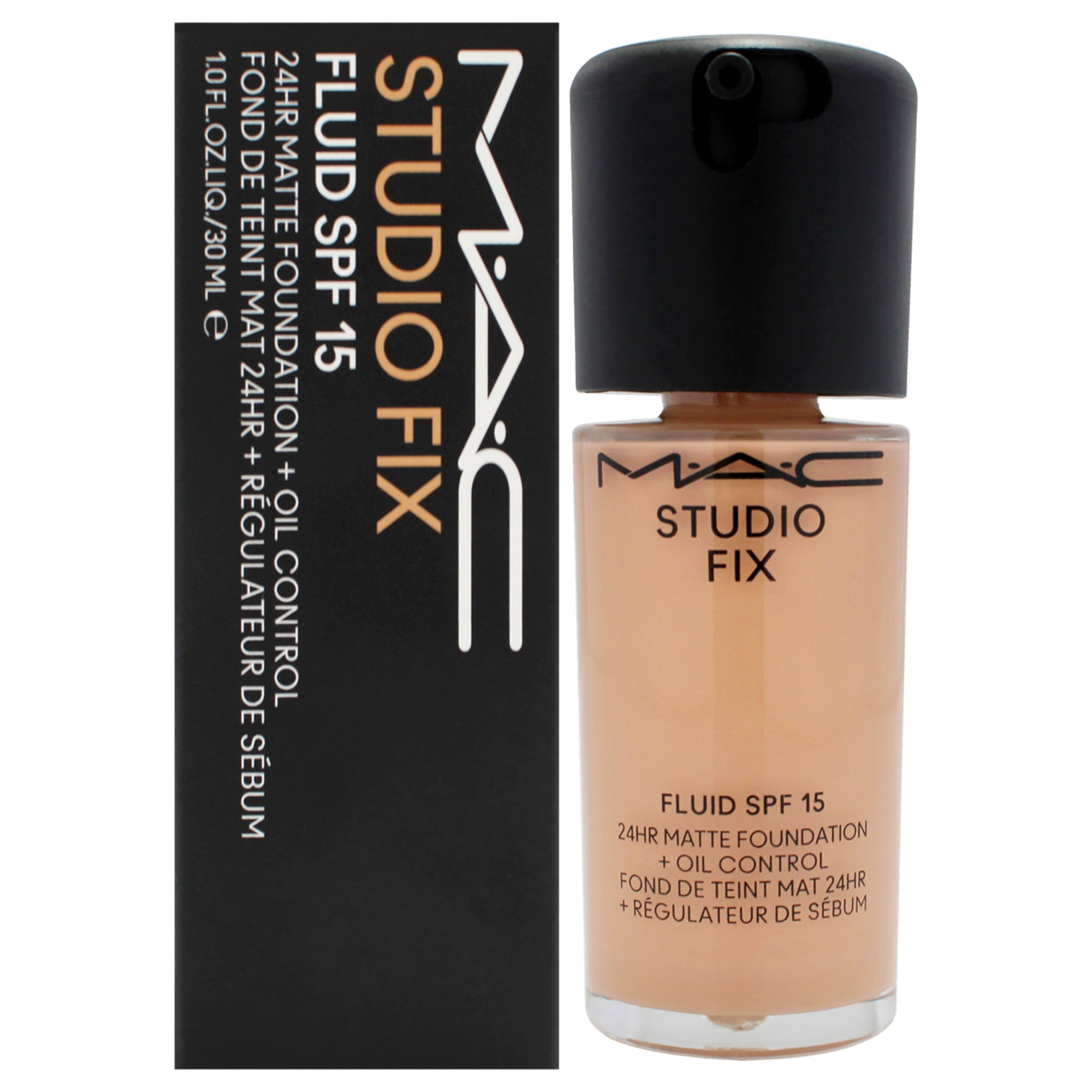 MAC Studio Fix Fluid SPF 15 24Hr Matte Foundation Plus Oil Control - NW22 , 1 oz Foundation ...