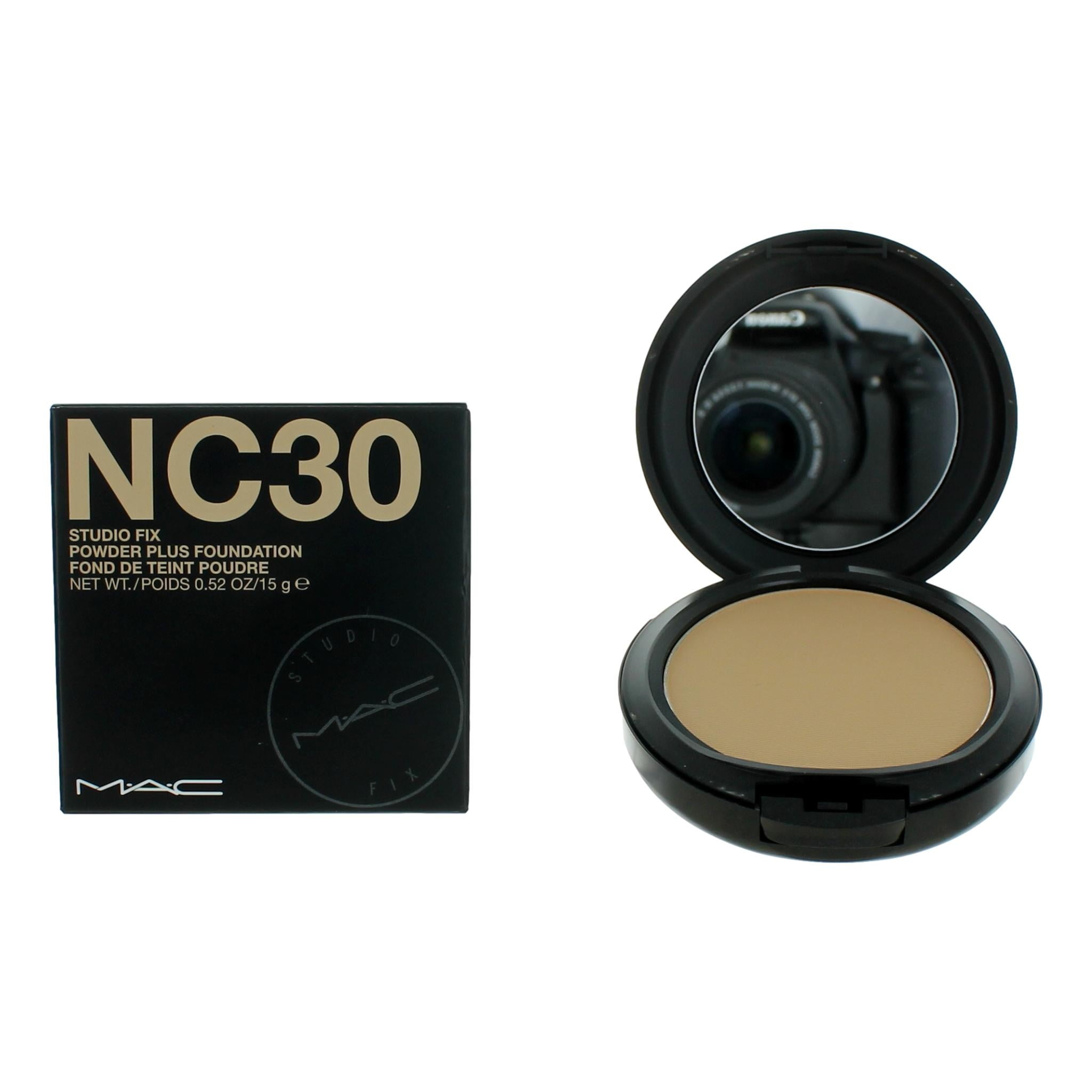 MAC Studio Fix Pressed Face Powder Plus Foundation NC30 - 0.52 oz ...