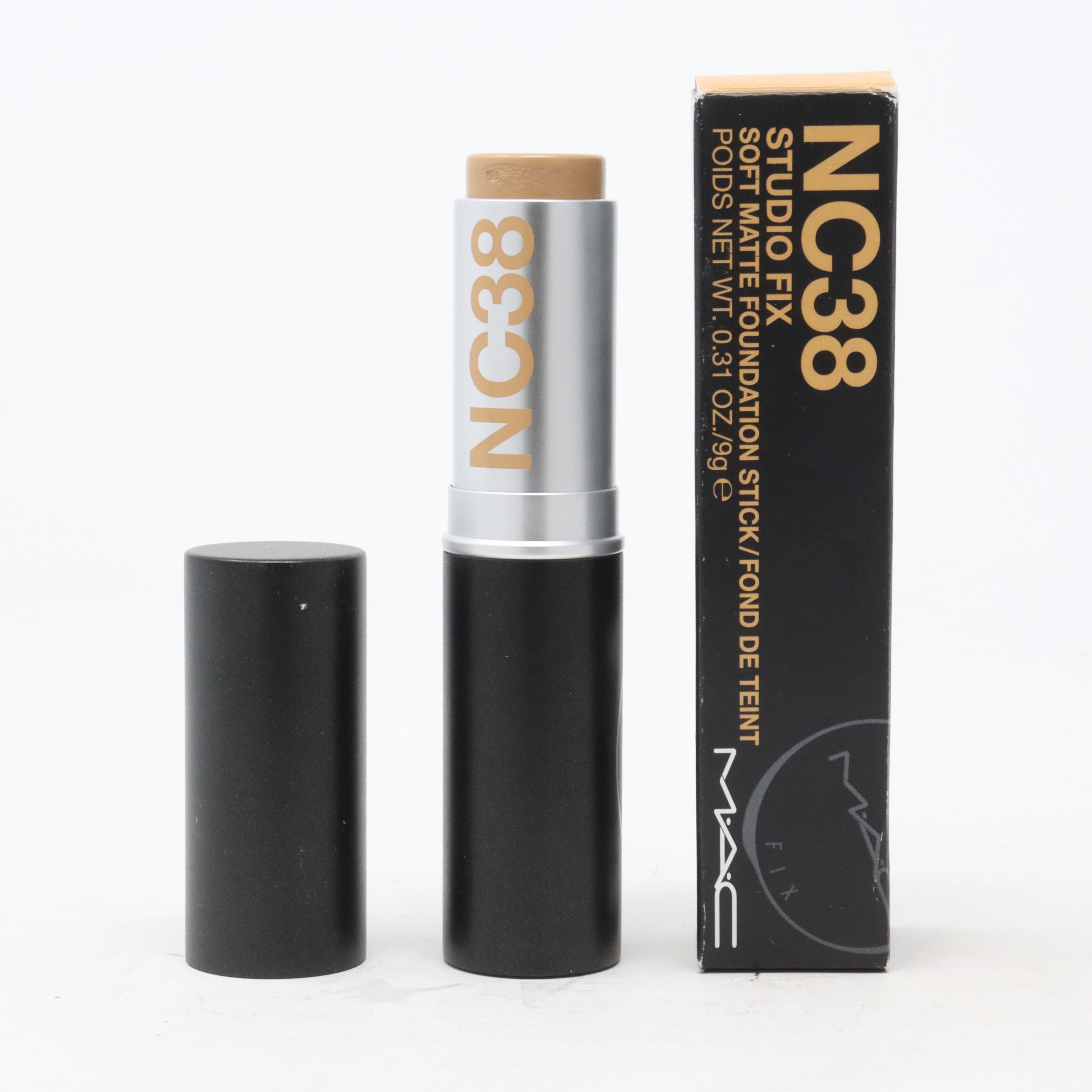 MAC Studio Fix Soft Matte Foundation Stick NC38, Medium Coverage, 24hr ...