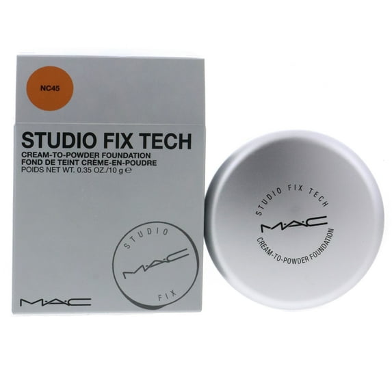 MAC Studio Fix Tech Cream-To-Powder Foundation, NC45, 0.35 oz - Walmart.com