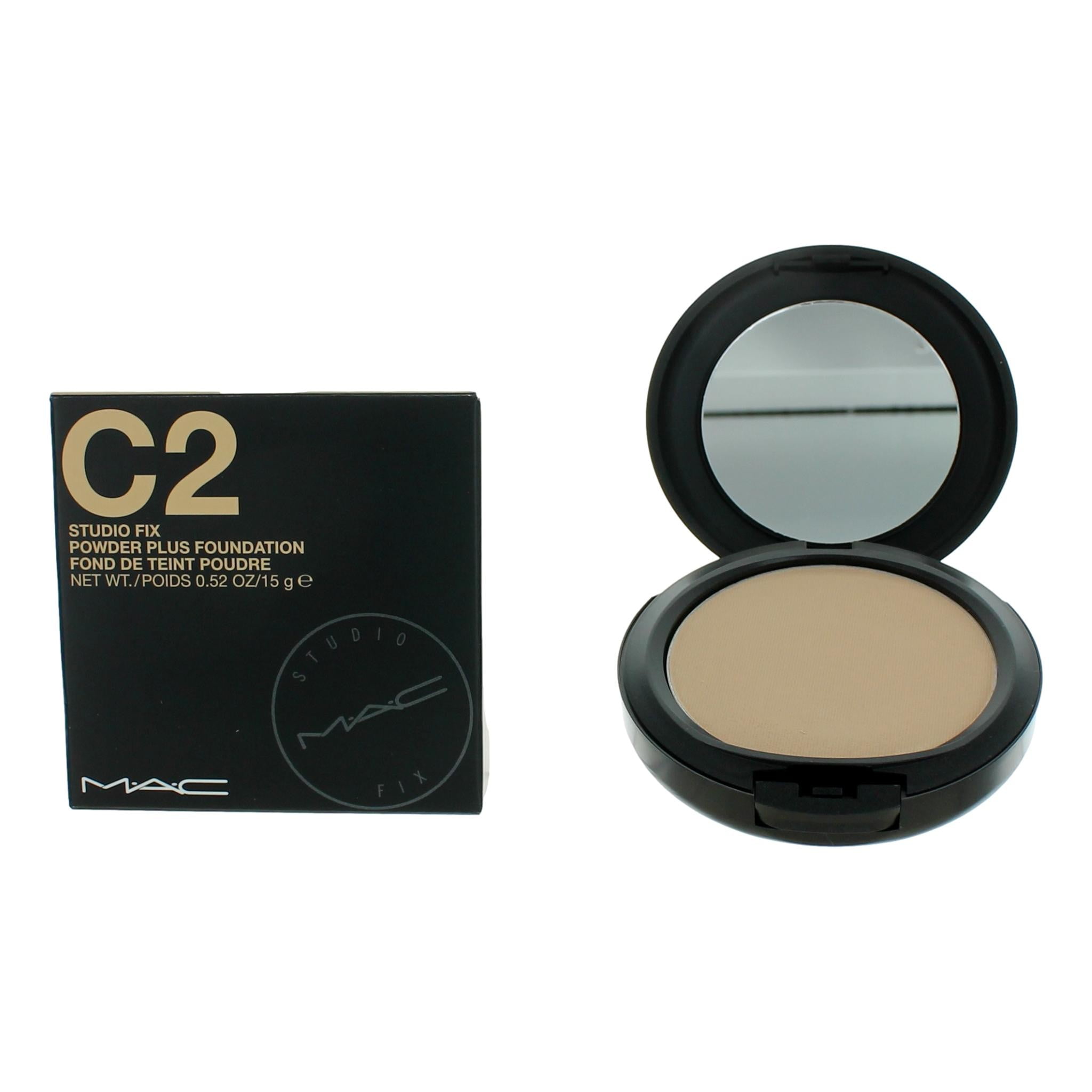 MAC Women's Pressed Face Compact - Studio Fix Powder Plus Foundation ...