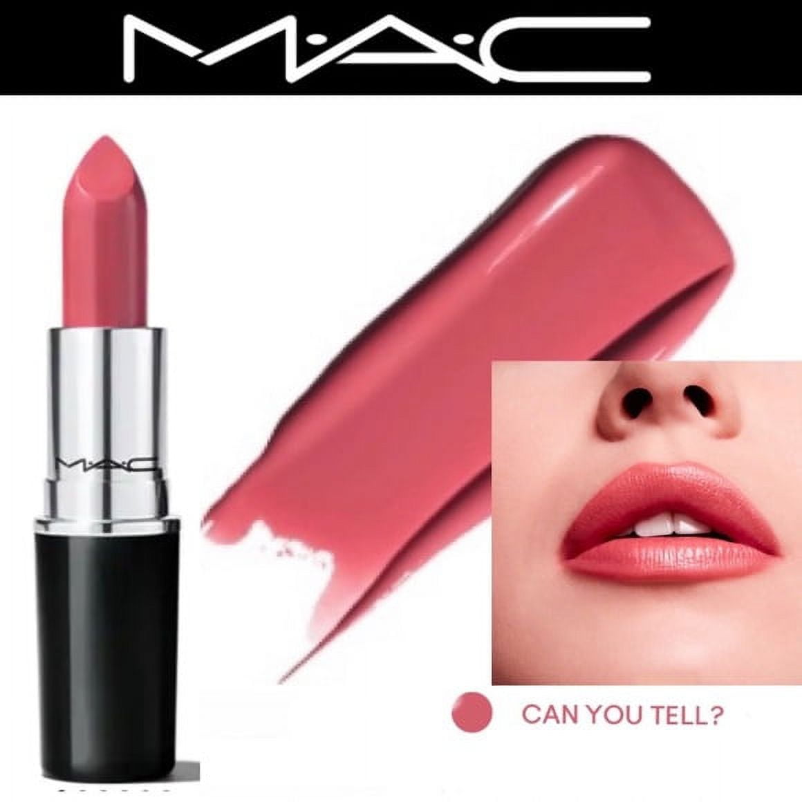 MAC Make-Up Artist Cosmetics Lustreglass Lipstick - Can You Tell?, 3g/0 ...