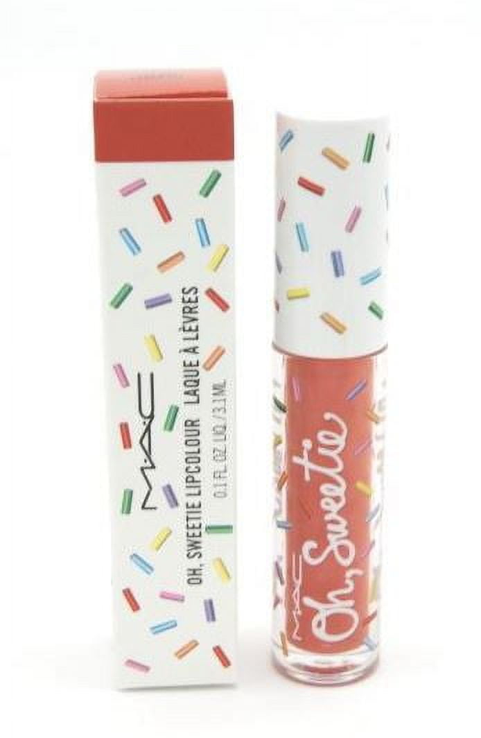 MAC Oh Sweetie Lipcolour - Creamy Peach Pie Lip Gloss, Full Size, 100% ...
