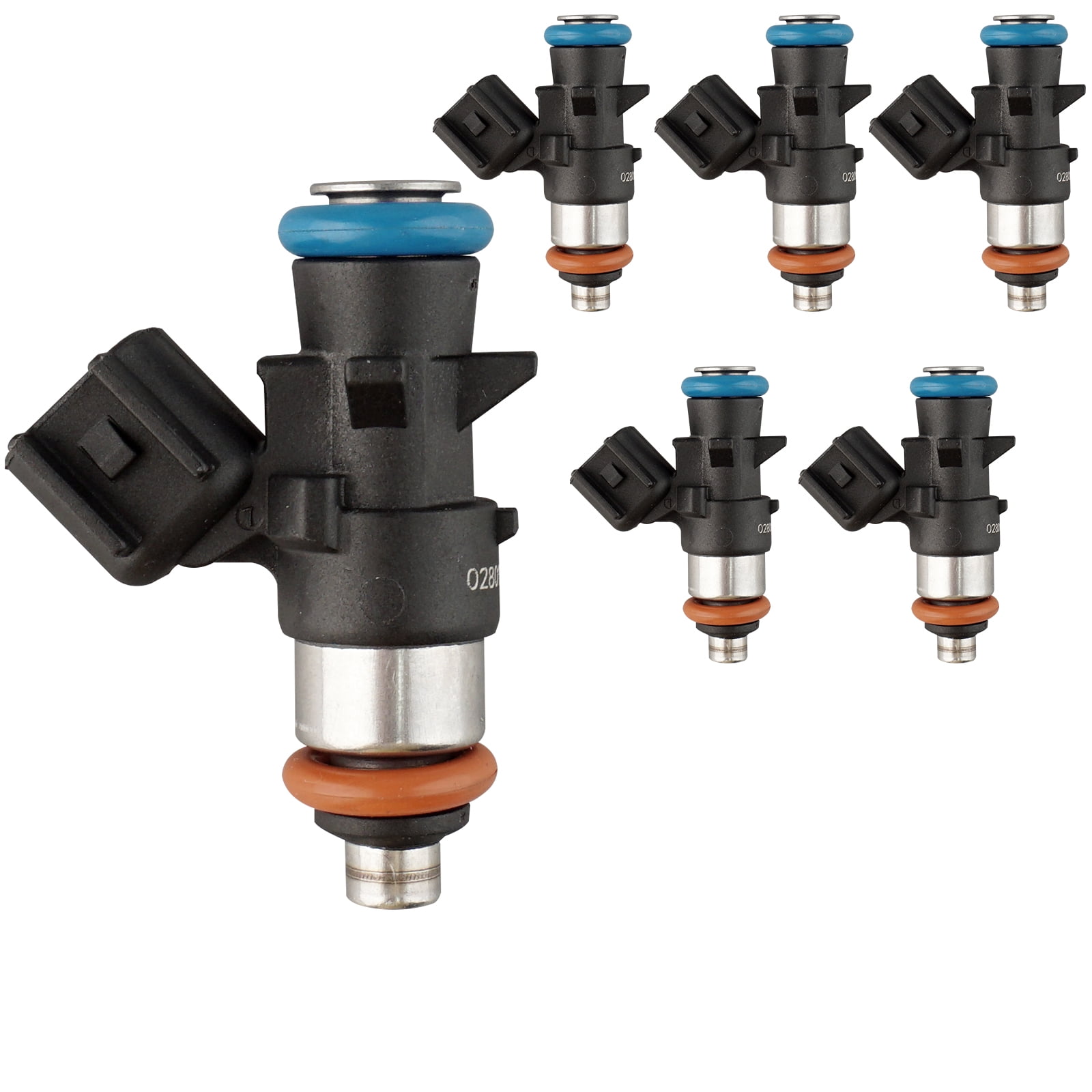 MACAX Set of 6 Fuel Injectors 0280158233 Replacement Compatible with ...