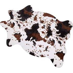 Noahas Faux Cowhide Area Rug Super Soft Mat Carpet Cow Print Rugs for ...