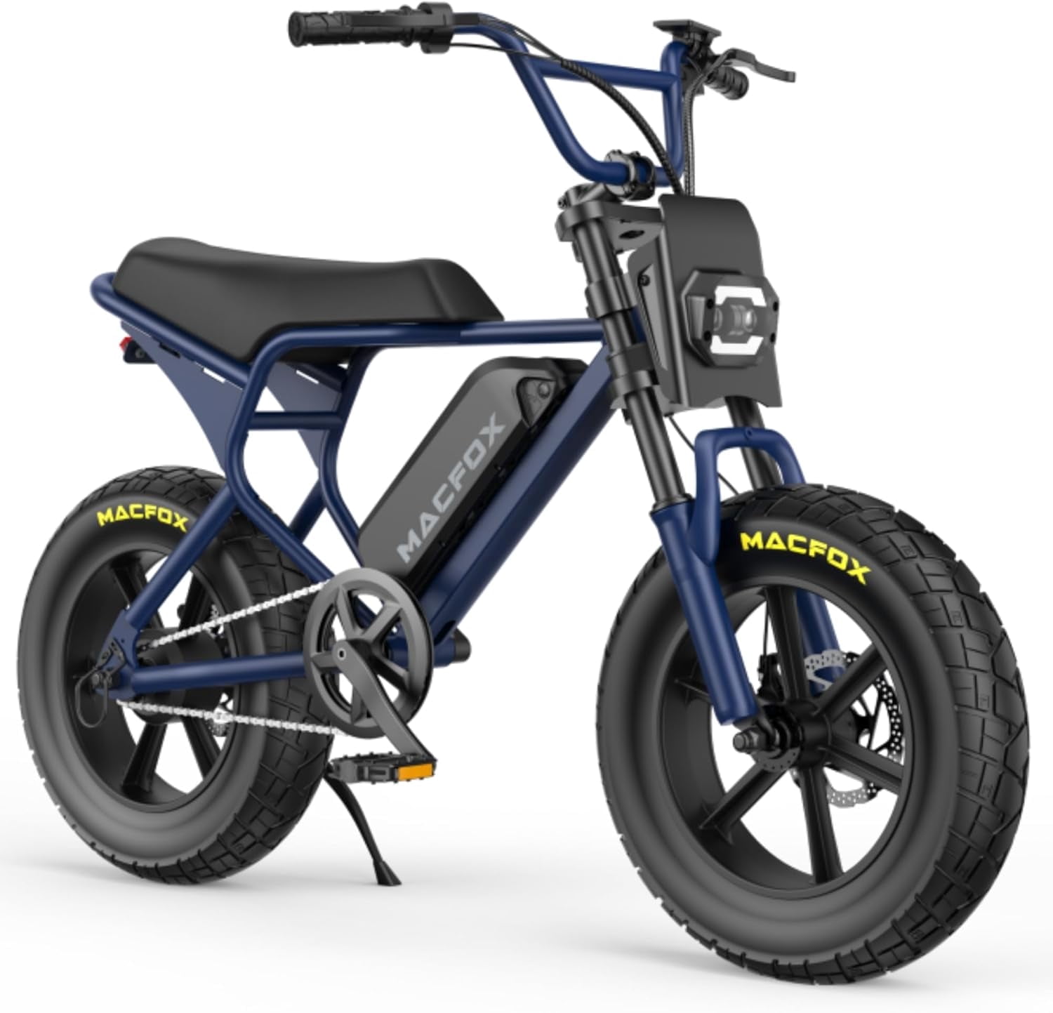 MACFOX M16 Mini Fat Tire Electric Bike for Teens, 750W Brushless Motor ...